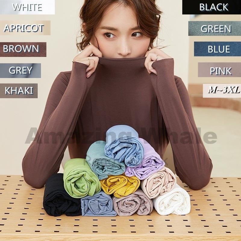 【Ready Stock】Mid-High Collar Inner Wear Muslimah Inner Wear Baju Inner ...