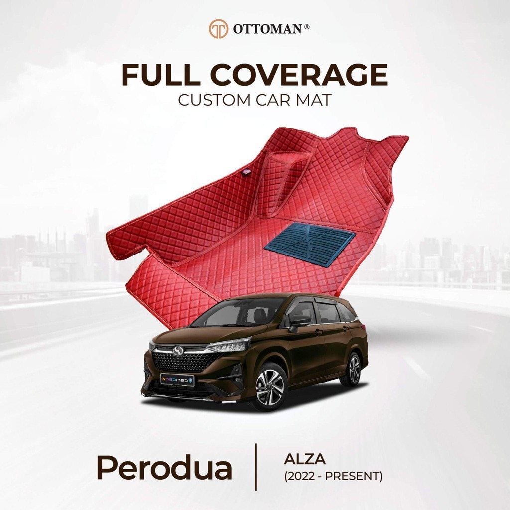 Ottoman Car Mat - Perodua Alza (2022-Present) | Shopee Malaysia