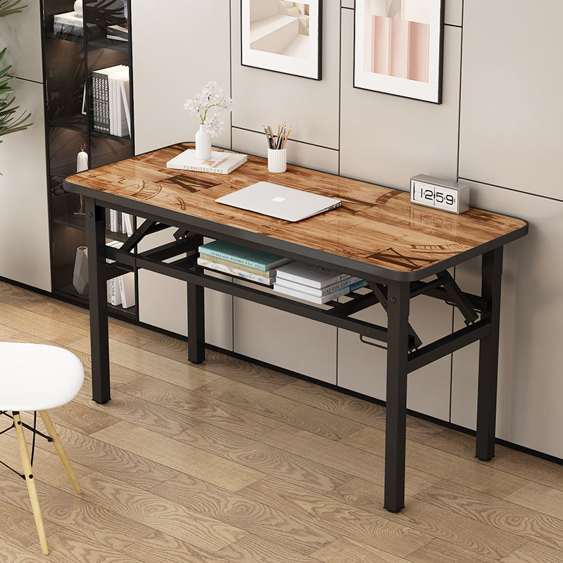 Q-8/Folding Table Home Computer Desk Desktop Simple Modern Writing Desk ...