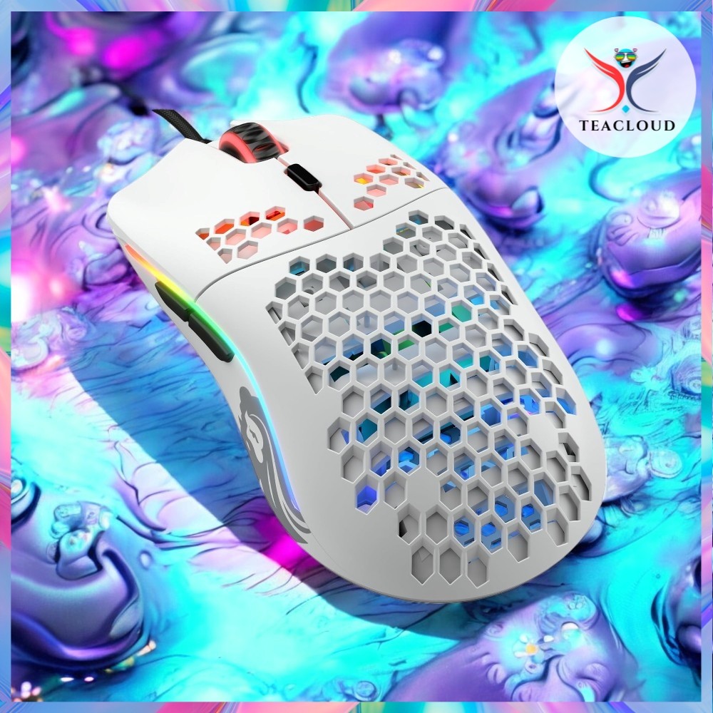 Glorious Model O Gaming Mouse - White, Wired, Lightweight Gaming Mouse ...