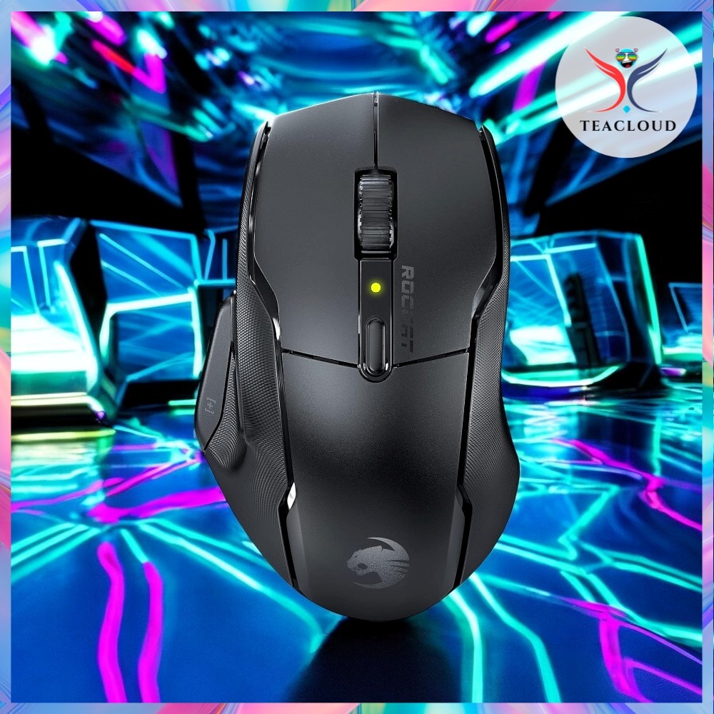 ROCCAT Gaming Mouse Kone Air Wireless 2.4GHz/Bluetooth Black Battery ...