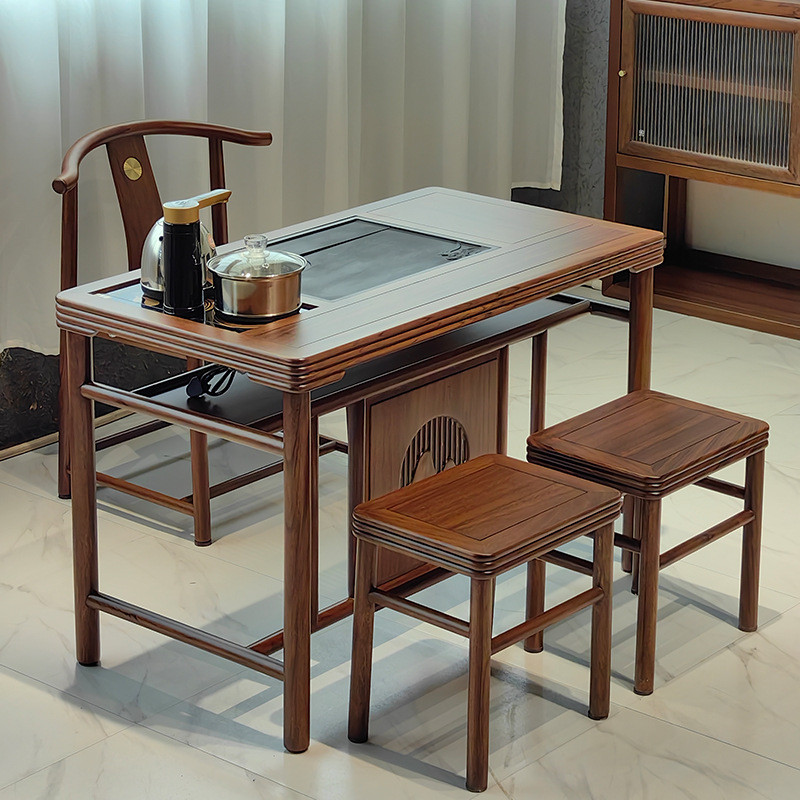 JY-8/Ugyen Wood Chinese Style Tea Table Balcony Small Tea Making Table ...