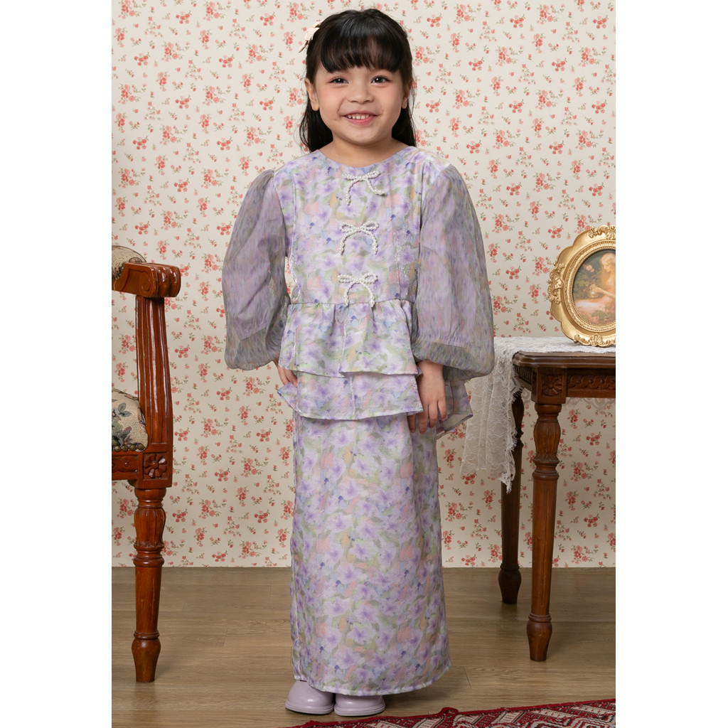 Lubna Kids - NAAILA KURUNG PEPLUM (Girls) | Shopee Malaysia