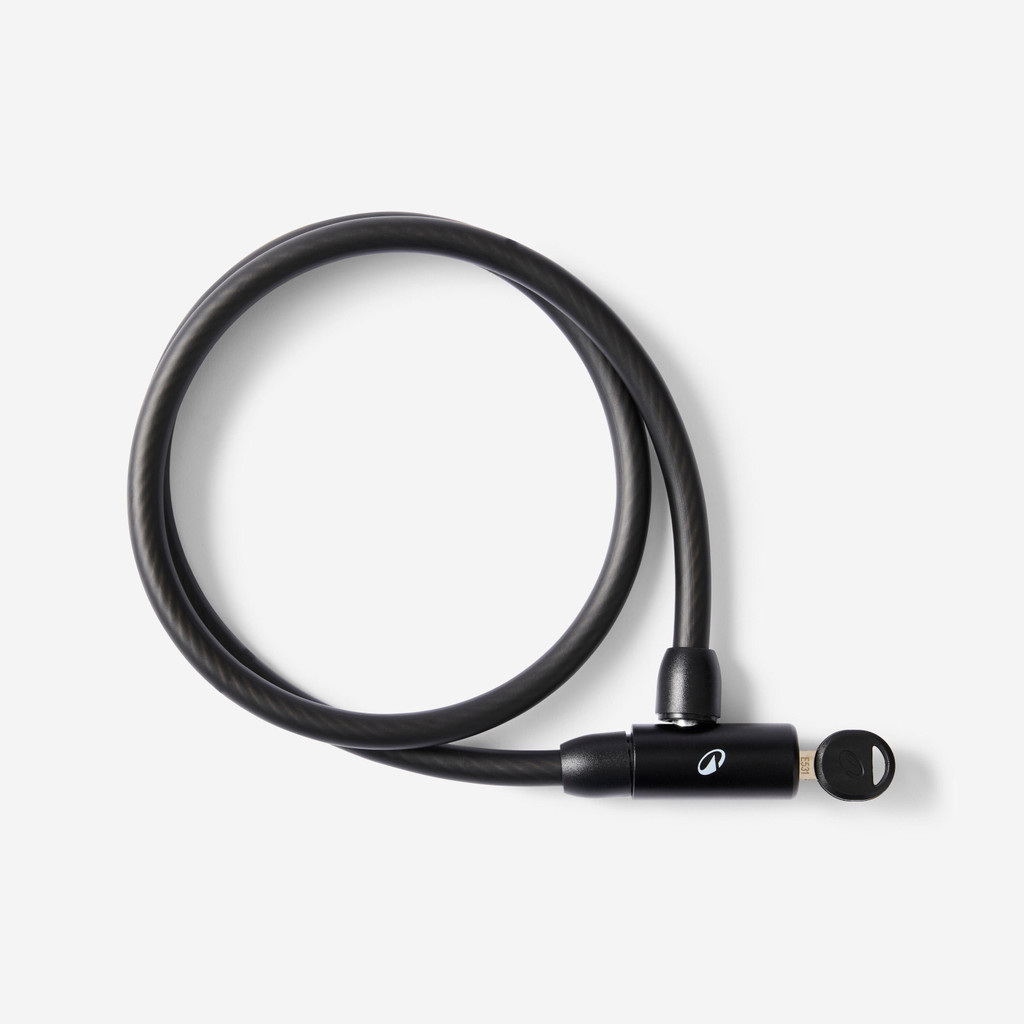 Decathlon Cycling Spiral Lock with Key - Btwin | Shopee Malaysia