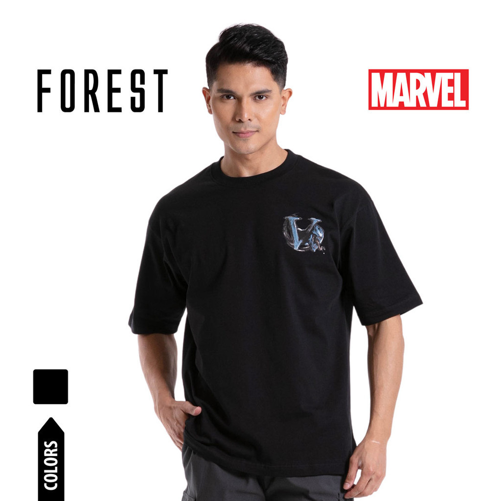 Forest x Marvel Venom Premium Cotton 220gsm Oversized Round Neck Tee ...
