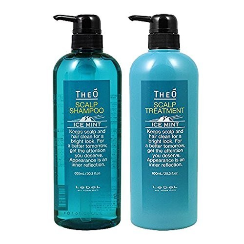 Rubel Geo Scalp Shampoo Ice Mint 600mL + Treatment 600mL Set ...