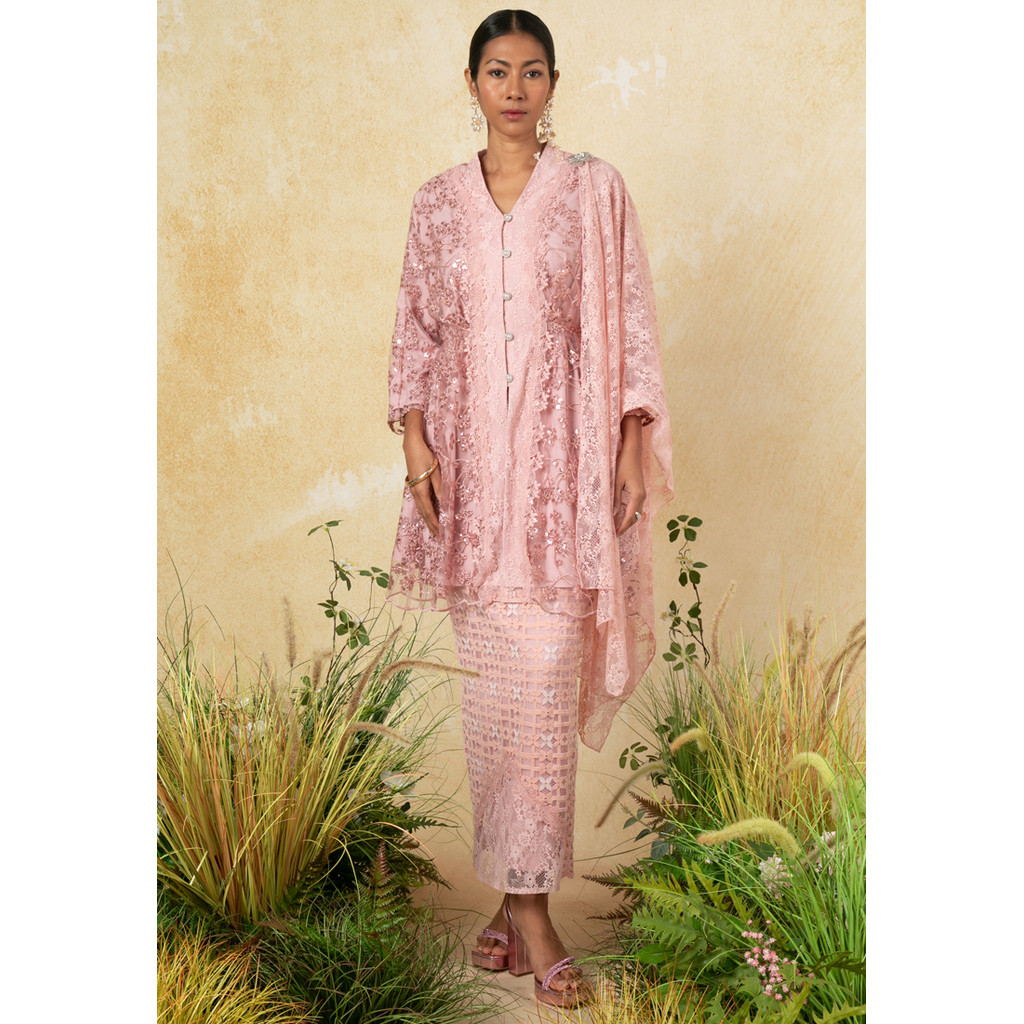 Zalia - WIDURI KEBAYA LABUH WITH SELENDANG SET (Female) | Shopee Malaysia