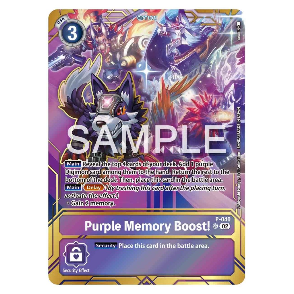 Digimon TCG Purple Memory Boost! (P-036) AA (JP) | Shopee Malaysia