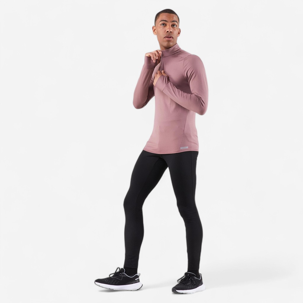 Decathlon Running Men's Long Tights Run 100 (Warmth at as low as -10 ...