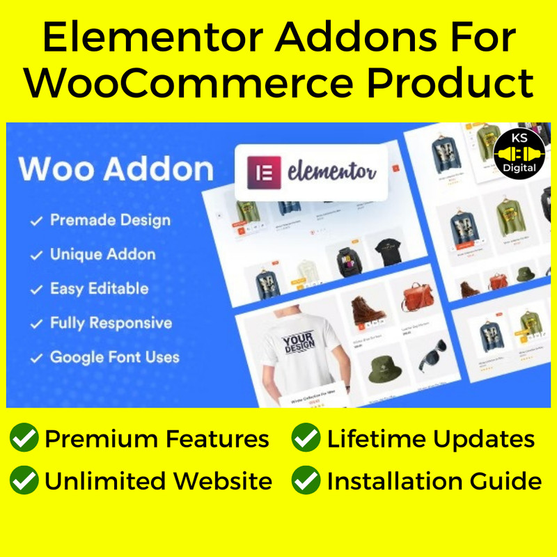 [Latest] Elementor Addons For WooCommerce Product WordPress Plugin ...