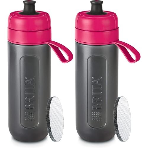 Brita Water Purifier Bottle Portable Type Set of 2 Bottles 600ml Active ...