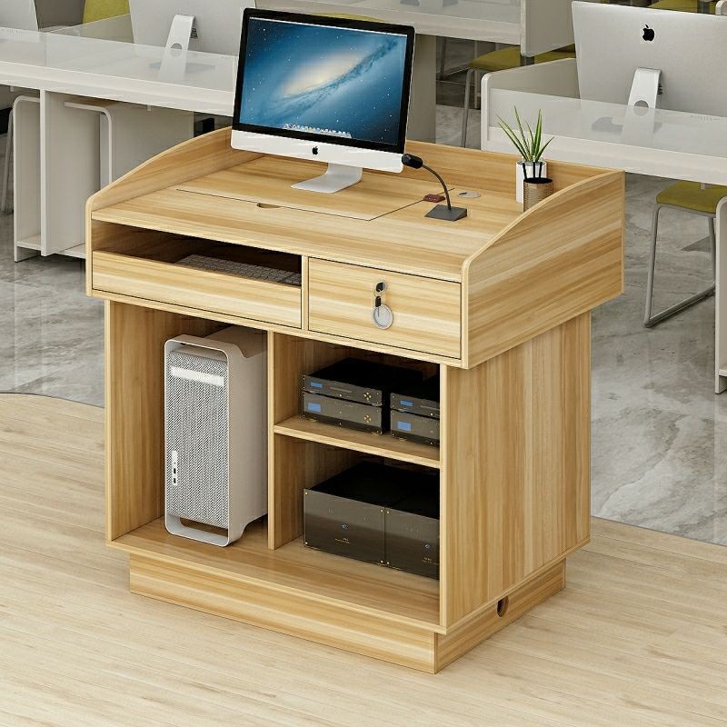J-H/Multimedia Podium Table Classroom Lecture Platform School Teacher's ...