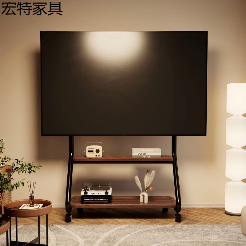 J-H/TV Stand Floor Trolley Dormitory Office Living Room Outdoor Mobile ...