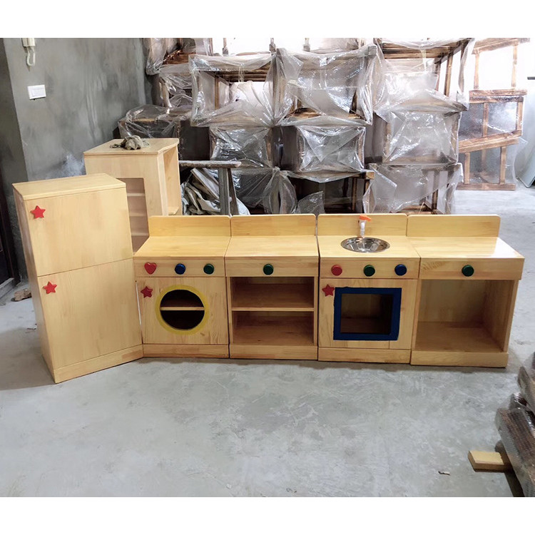 J-H/Kindergarten Cabinet Toy Storage Cabinet Children's Pretend Play ...