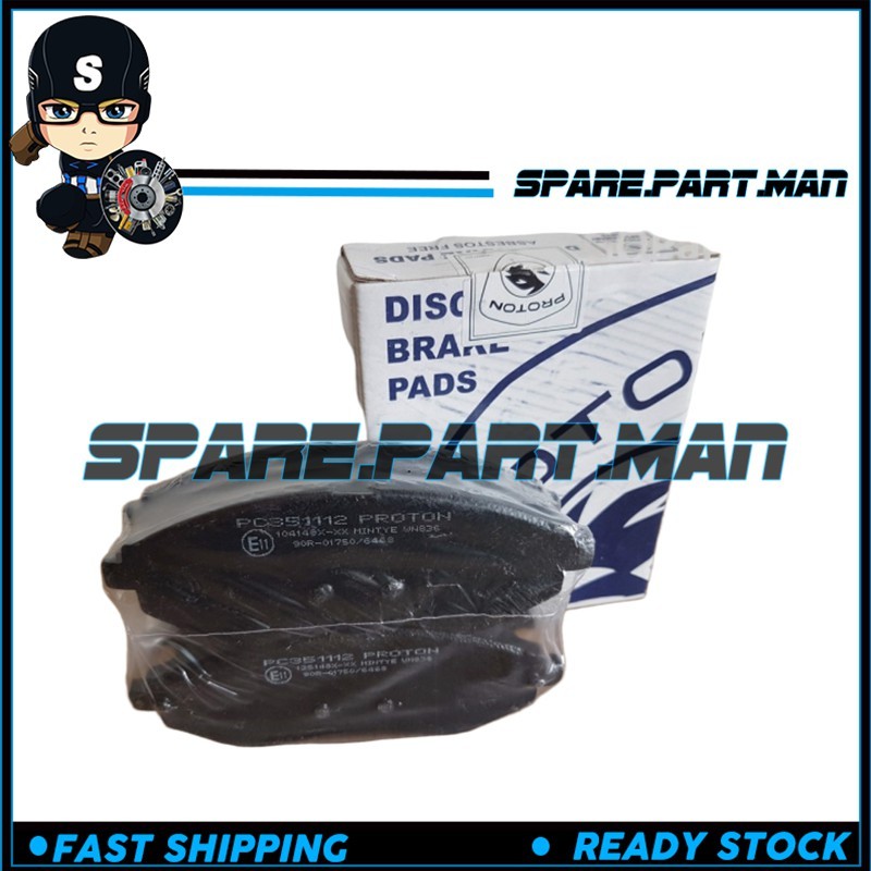 ORIGINAL PROTON PARTS - PROTON SAGA BLM FL FLX SAVVY BRAKE PAD FRONT ...