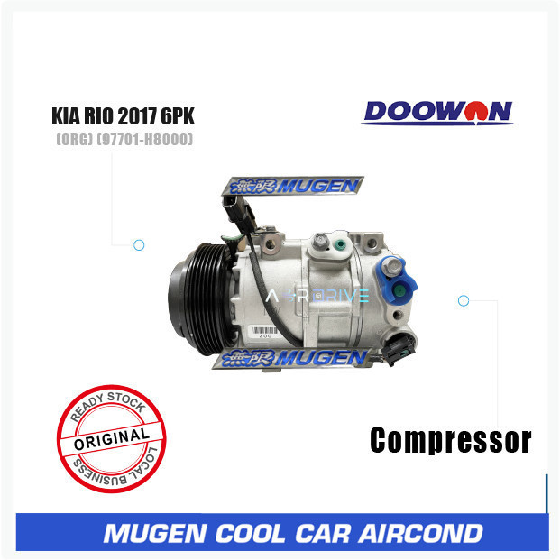 ORIGINAL DOOWON KIA RIO 2018 6PK PULLEY 120MM COMPRESSOR CONTROL VALVE (97701-H8000) | Shopee ...