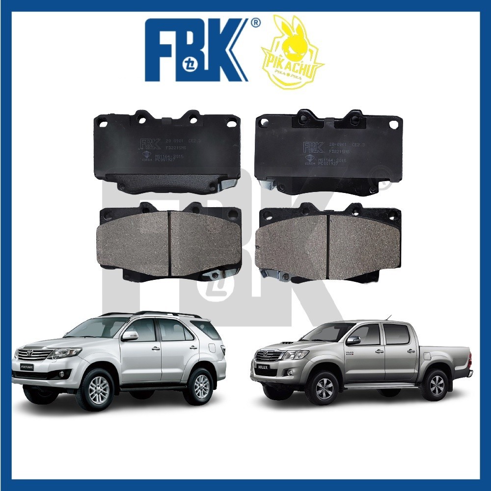 Original FBK Disc Brake Pad Front - Toyota Hilux KUN25 Fortuner TGN51 ...