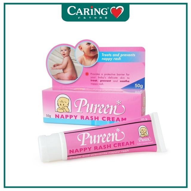 PUREEN NAPPY RASH CREAM 50G (CARING PHARMACY) | Shopee Malaysia