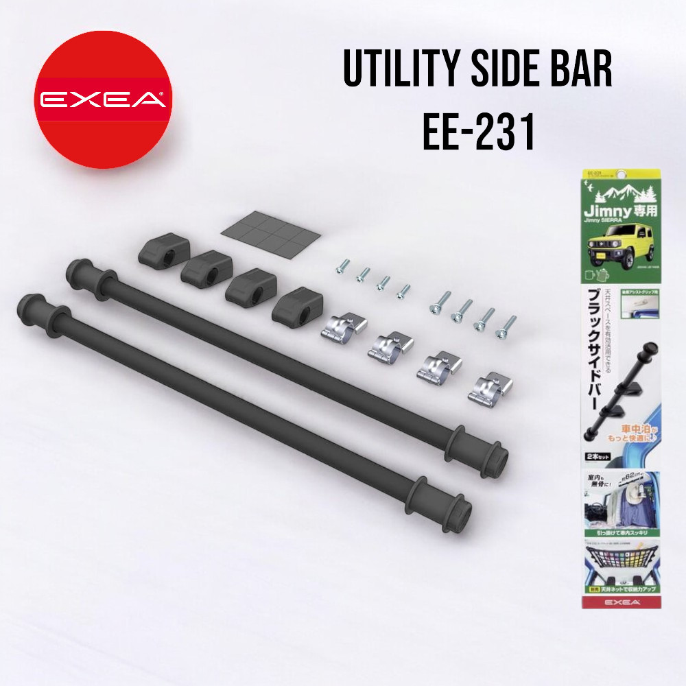 EXEA Industries for Jimny and Jimny Sierra EXEA Utility Side Bar BK EE-231 for JB64 and JB74 ...