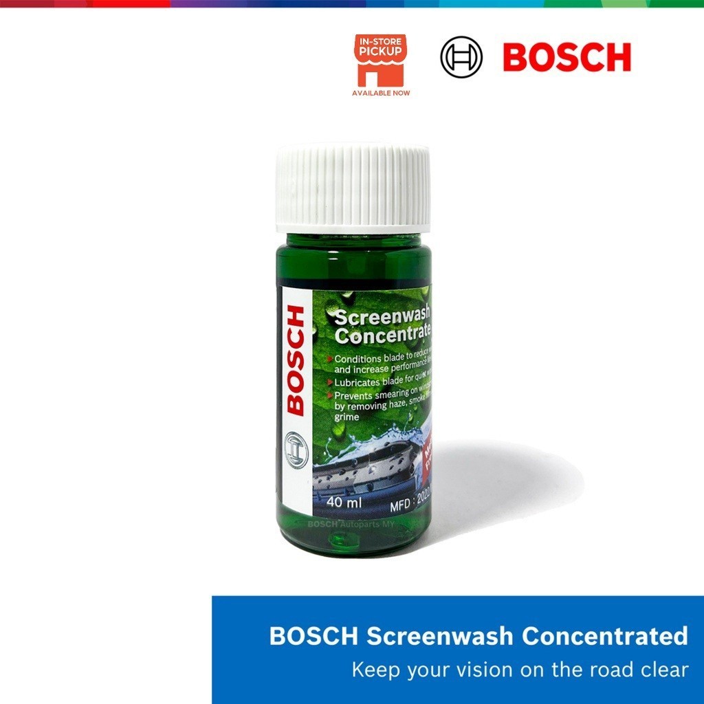 Bosch Screenwash Concentrate 40ml (Windscreen Washer) - 0986365999 ...