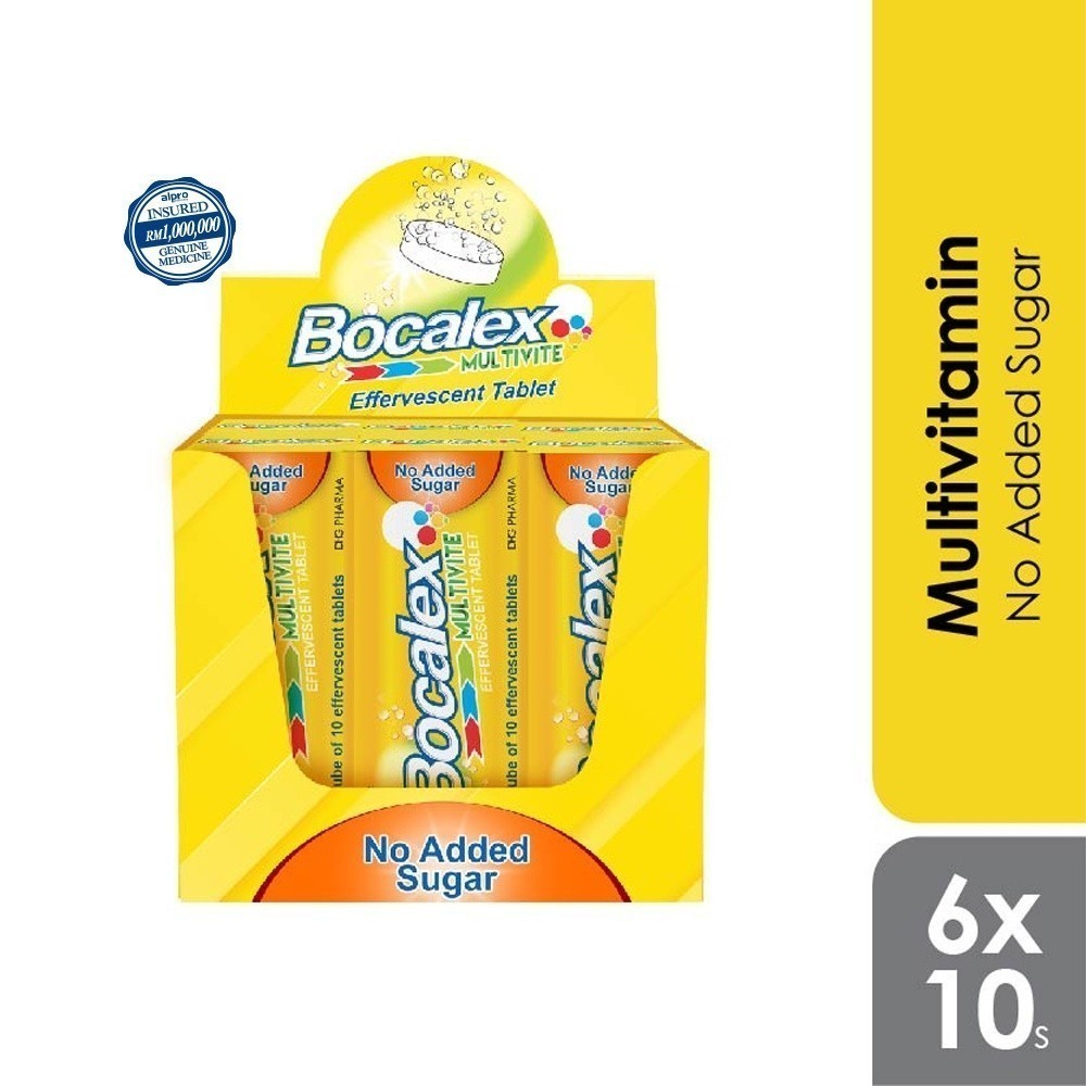 Alpro Pharmacy Exclusive - Bocalex Multivite 10s x 6 | Multivitamin ...