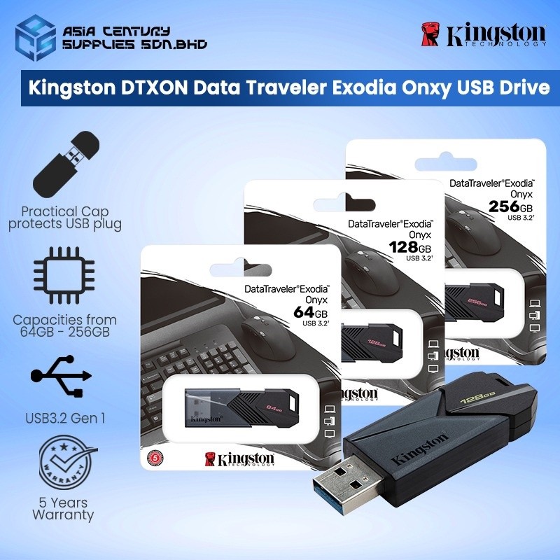 Kingston Pendrive DataTraveler Exodia Onyx DTXON USB 3.2 Gen1/Hikvision M210s USB 3.2 Flash ...