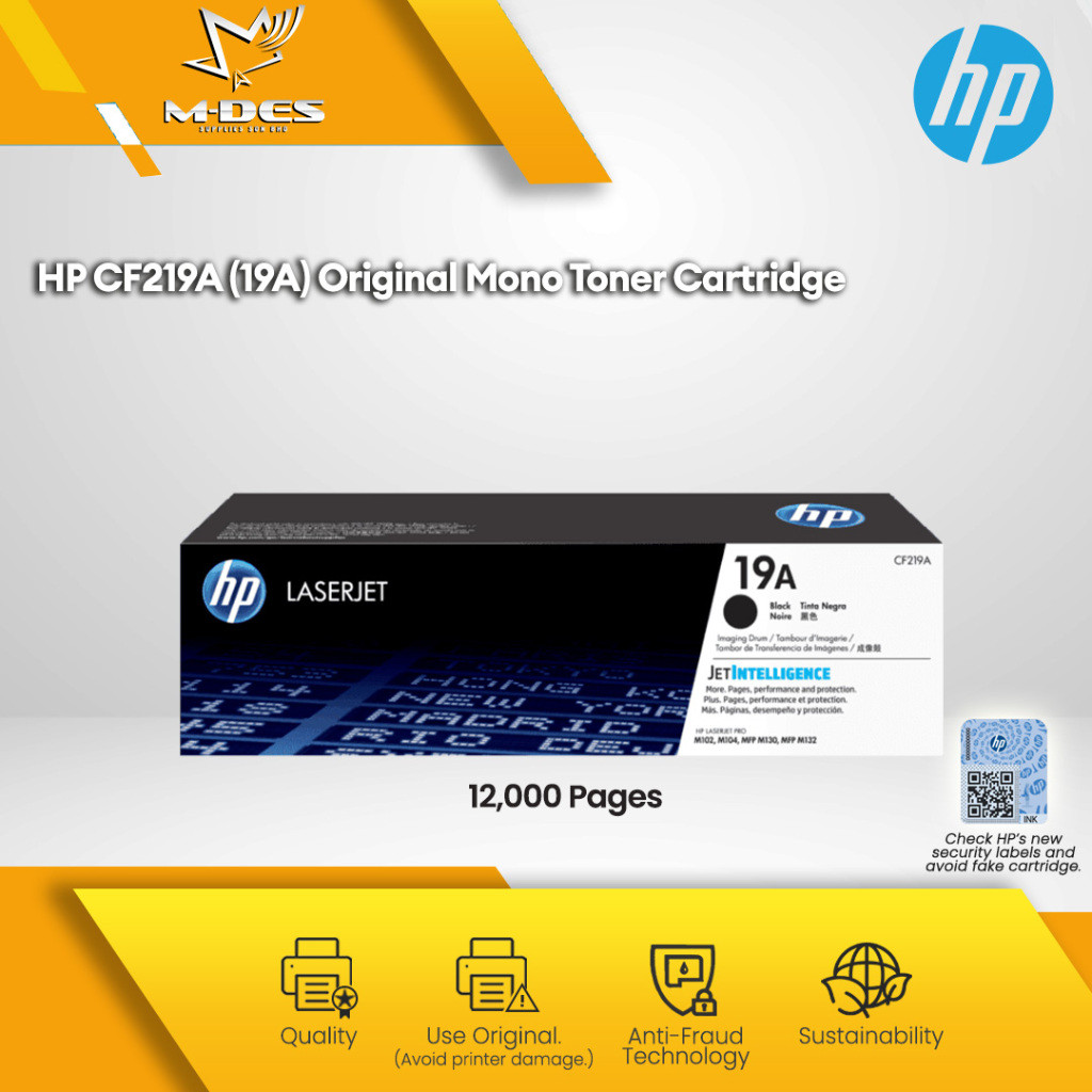 Drum Unit HP CF219A (19A) | Shopee Malaysia