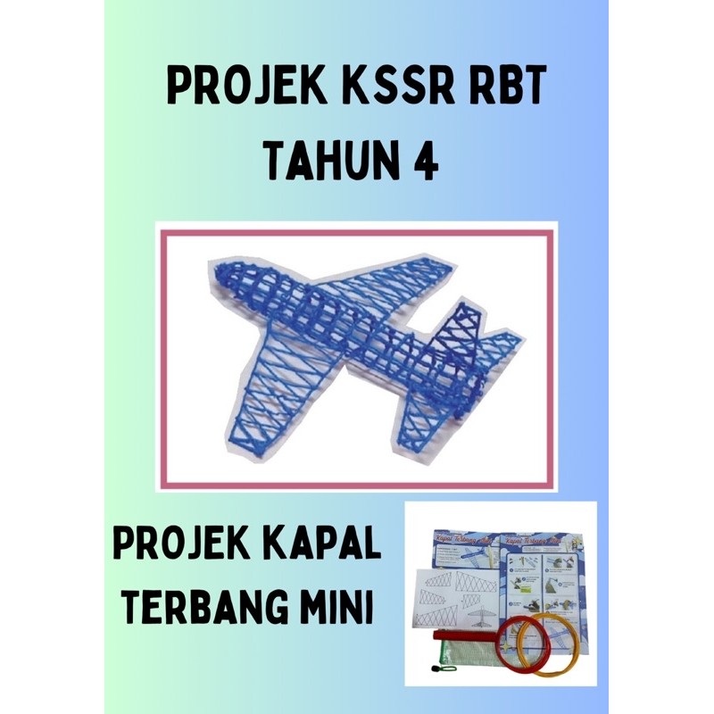 KAPAL TERBANG MINI - PROJEK RBT TAHUN 4 | Shopee Malaysia
