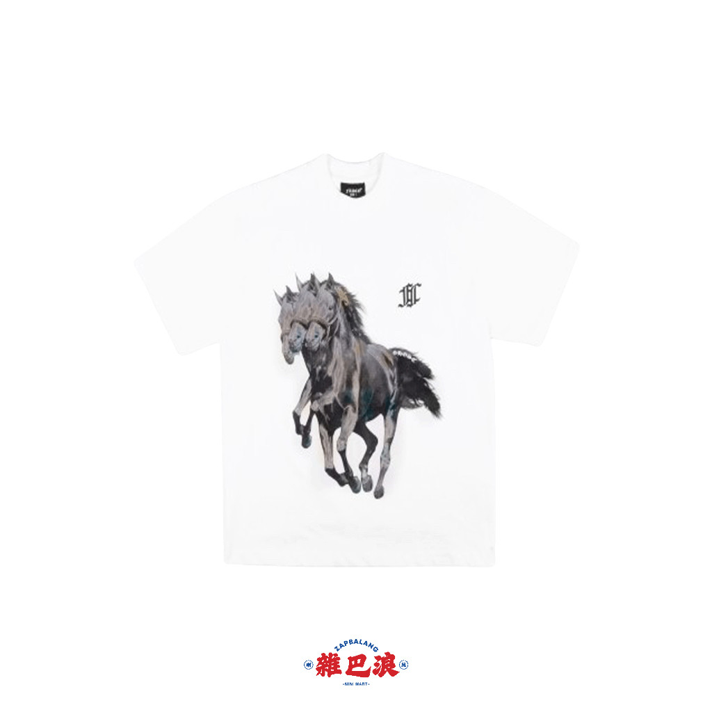 Zapbalang Mini Mart: Frdco | Ghost Horse Logo Tee (White) | Shopee Malaysia