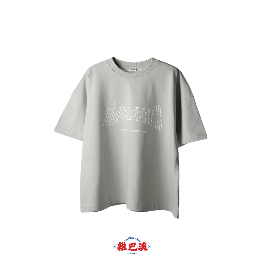 Zapbalang Mini Mart: Doubleback | Sport Collection Oversize Tee (Grey ...