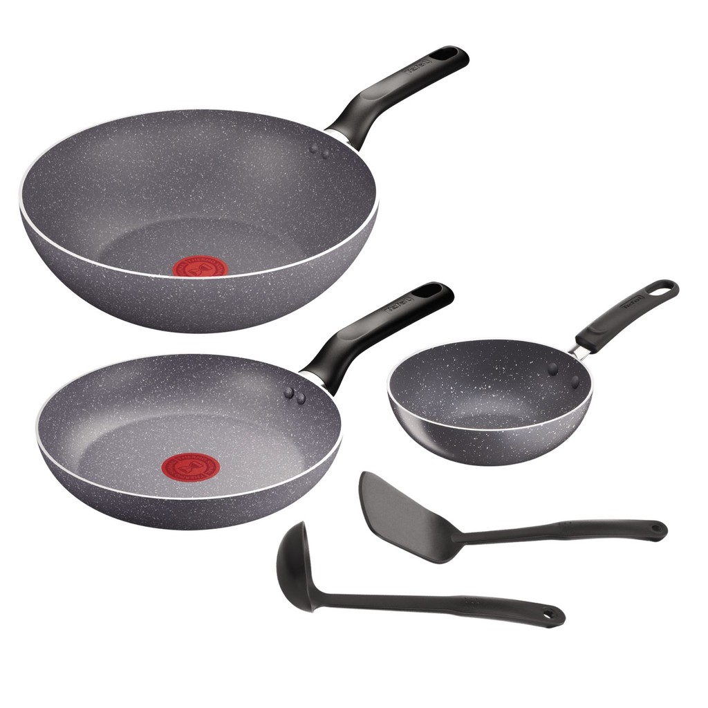 TEFAL NATURA 5-PIECE SET (WP28, WP16, FP24, LADLE & SPATULA) | Shopee Malaysia