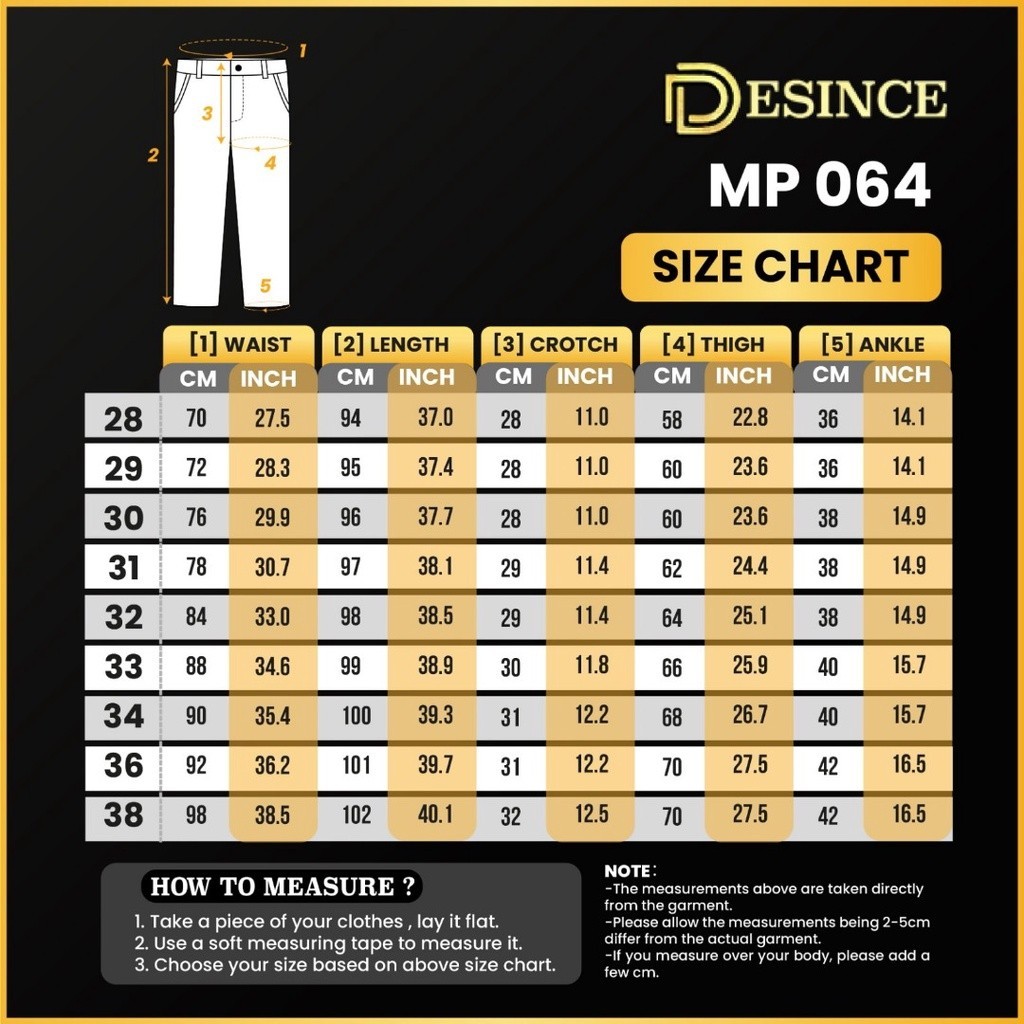 🇲🇾 DESINCE Men Formal Pants Office Long Straight Cut Man Pants Bottom Trousers Smart Casual ...