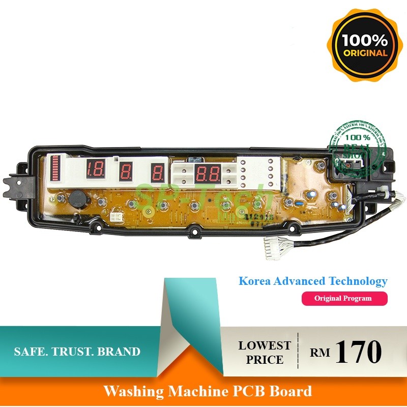NA-F90H2 NA-F80H2 PANASONIC WASHING MACHINE CPU PCB BOARD [ORIGINAL ...