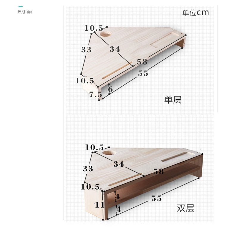 Contact seller/06YM Solid Wood Triangle Display Elevated Rack Corner ...