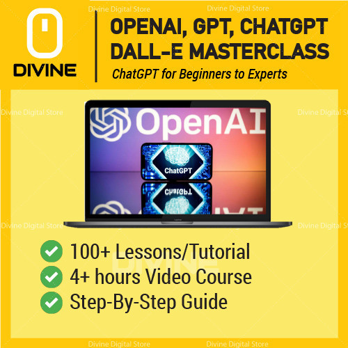 💎[Instant Delivery][Video Course] OpenAI, GPT, ChatGPT and DALL-E Masterclass | ChatGpt Course ...