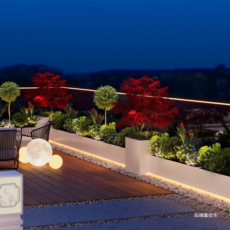 M/Outdoor Courtyard Partition Flower Box Combination Garden Green Plant ...