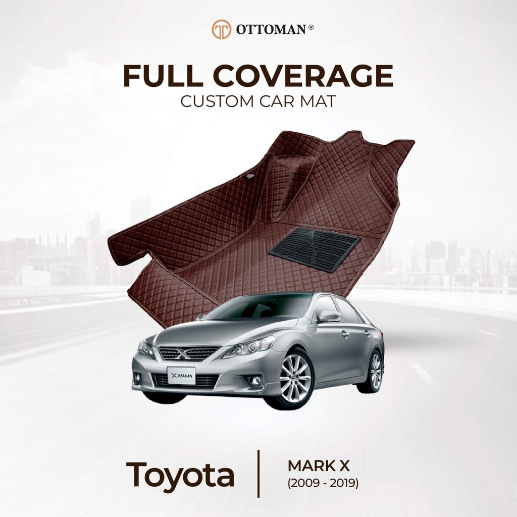 Ottoman Car Mat - Toyota Mark-X (2009-2019) | Shopee Malaysia