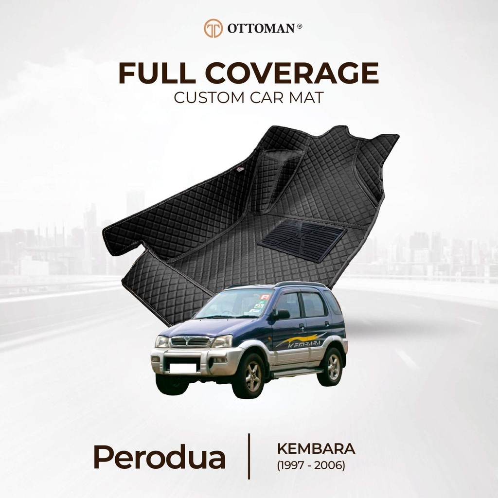 Ottoman Car Mat - Perodua Kembara (1997-2006) | Shopee Malaysia