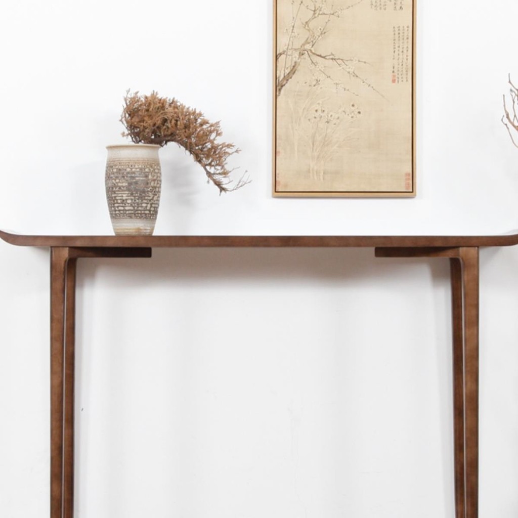 JY-8/New Chinese Solid Wood a Long Narrow Table Black Walnut Narrow ...