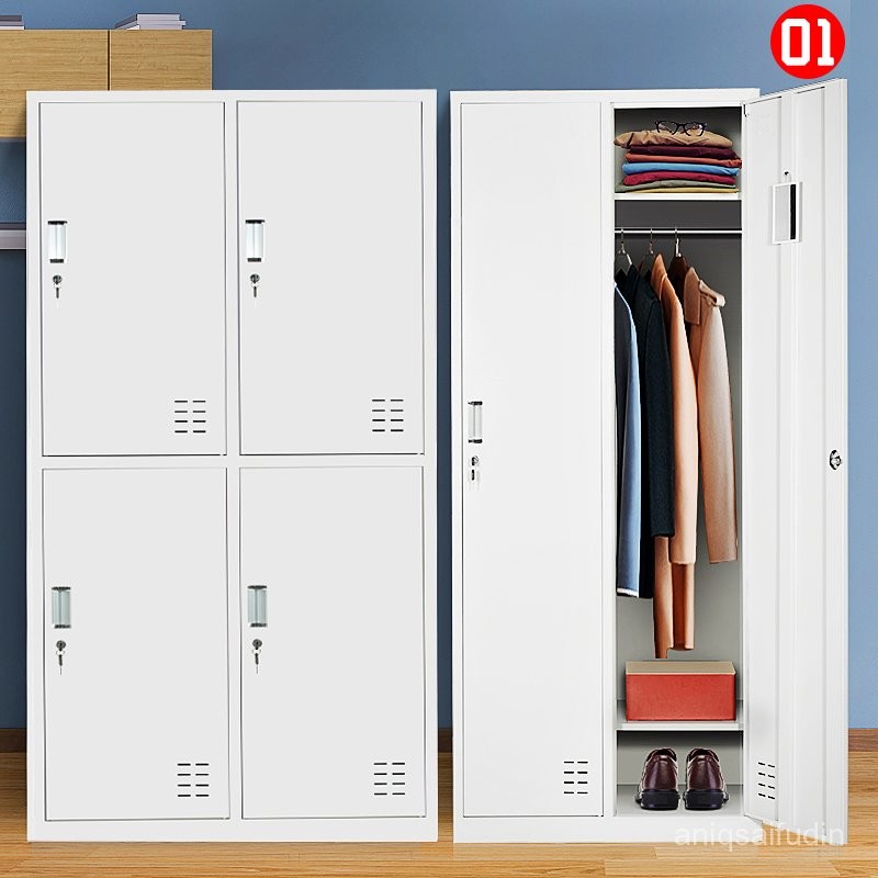 Contact seller/#Steel File Cabinet Iron Wardrobe Staff Two Doors Three ...