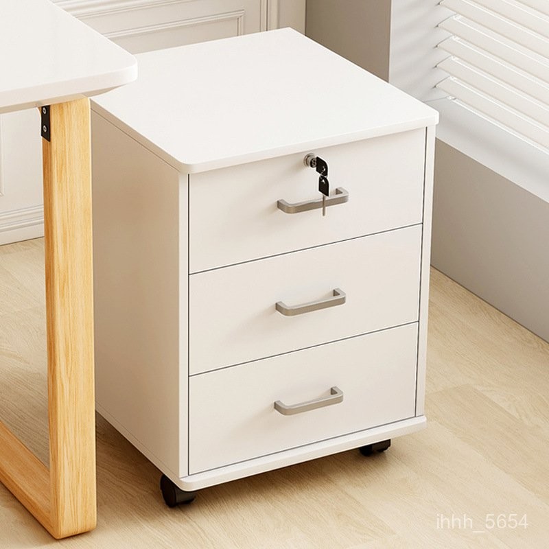 QM-48#File Cabinet Office Wooden Storage Cabinet under Table Storage ...