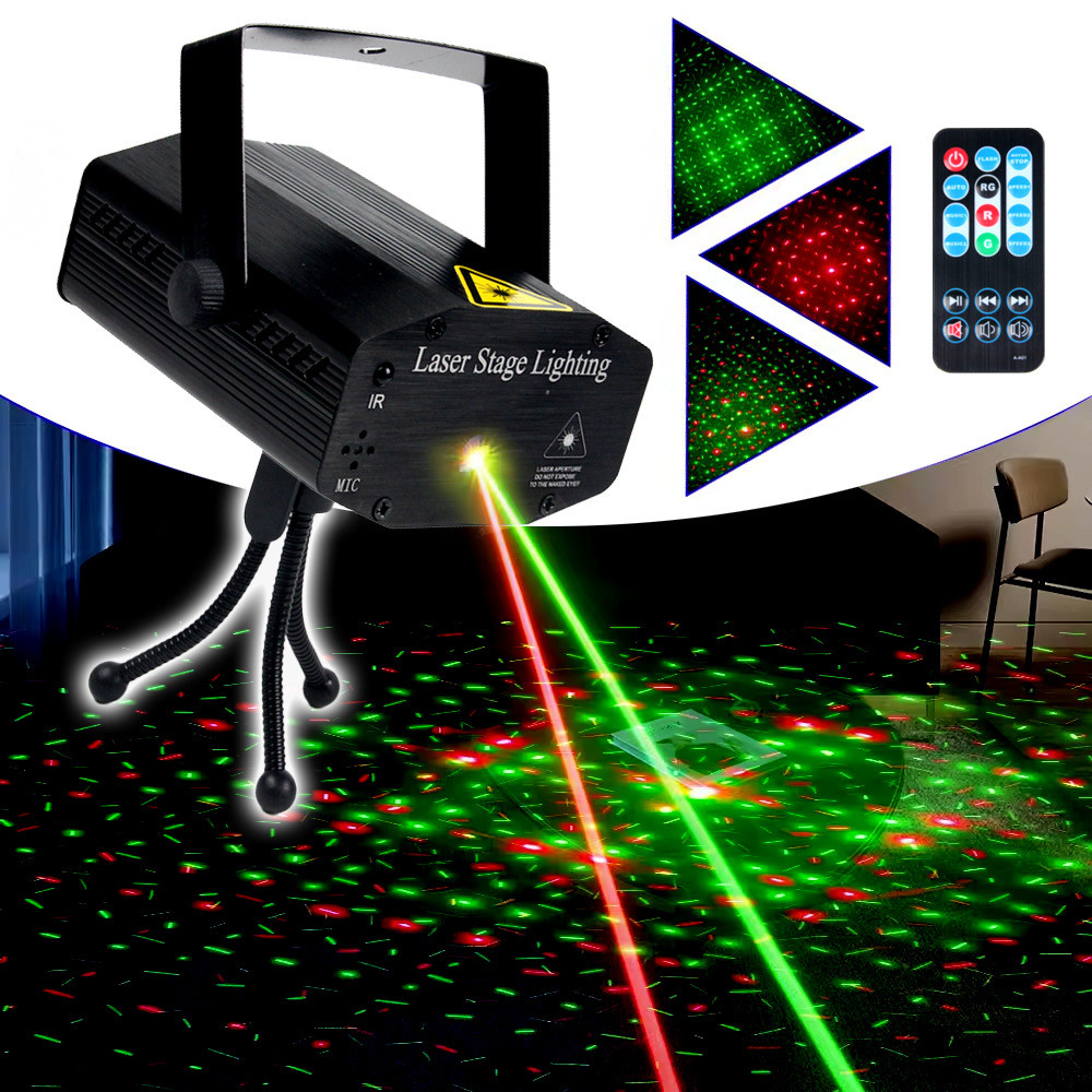 JY-8/Starry Sky Stage Laser Light Voice Control Colorful Rotating Stage ...