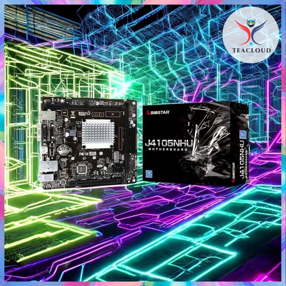 BIOSTAR J4105NHU Mini-ITX Motherboard with Intel Celeron J4105 ...