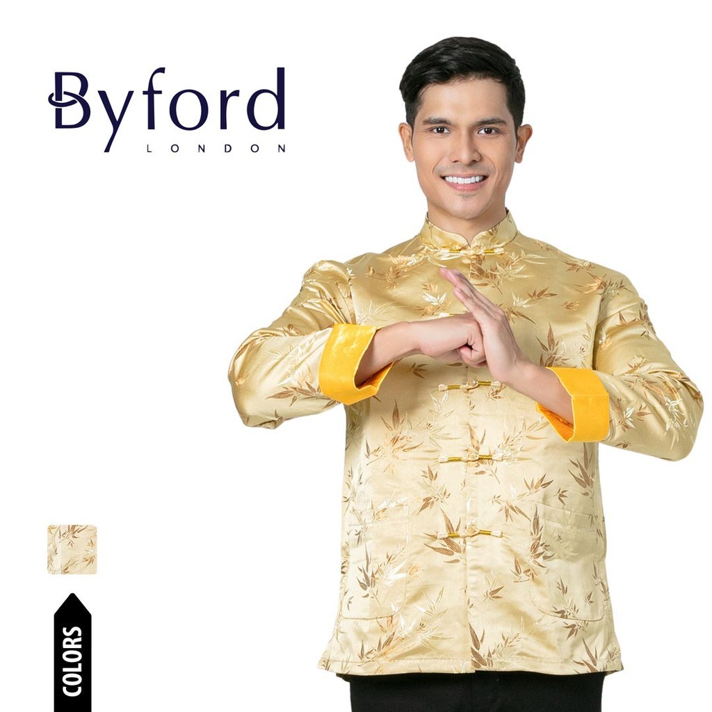 Byford Baju Tradisional Lelaki | Tang Suit Long Sleeve Sam Fu CNY ...