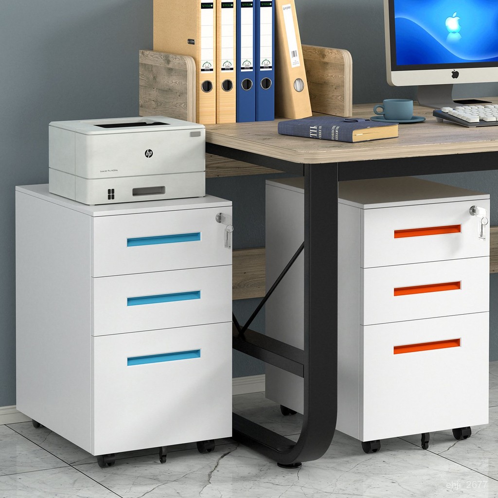 QM-48#Steel Mobile Cabinet Iron Cabinet File Cabinet Low Cabinet Office ...