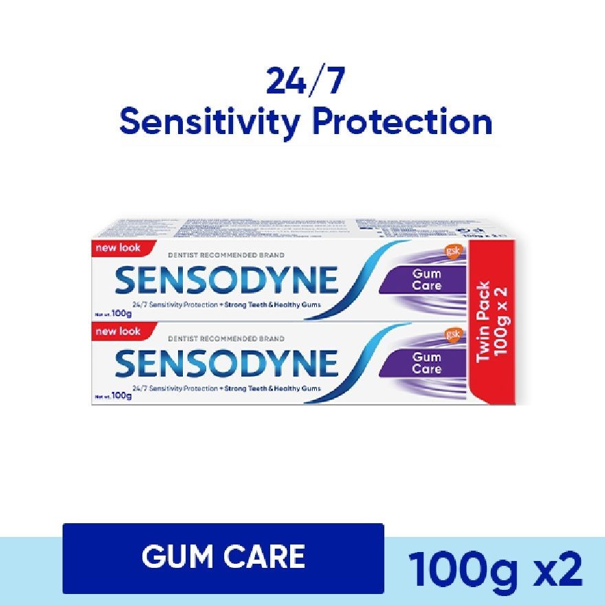 SENSODYNE Gum Care Relief Sensitive Teeth Toothpaste 100g x 2 | Shopee ...