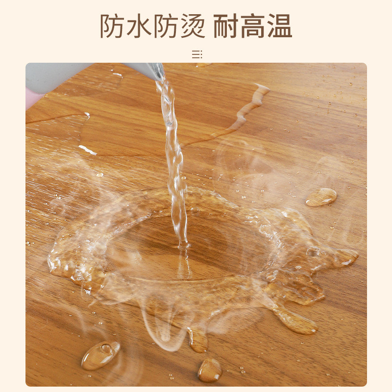 Wood Grain Desktop Stickers Waterproof Self-Adhesive Wallpaper ...