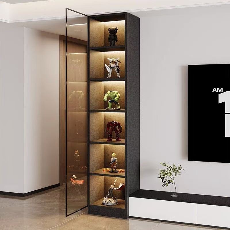 J-H/Living Room Display Cabinet Wall Side Cabinet Wine Cabinet Standing ...
