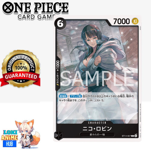 ORIGINAL Nico Robin Character ST14-007 C optcg one piece card | Shopee Malaysia