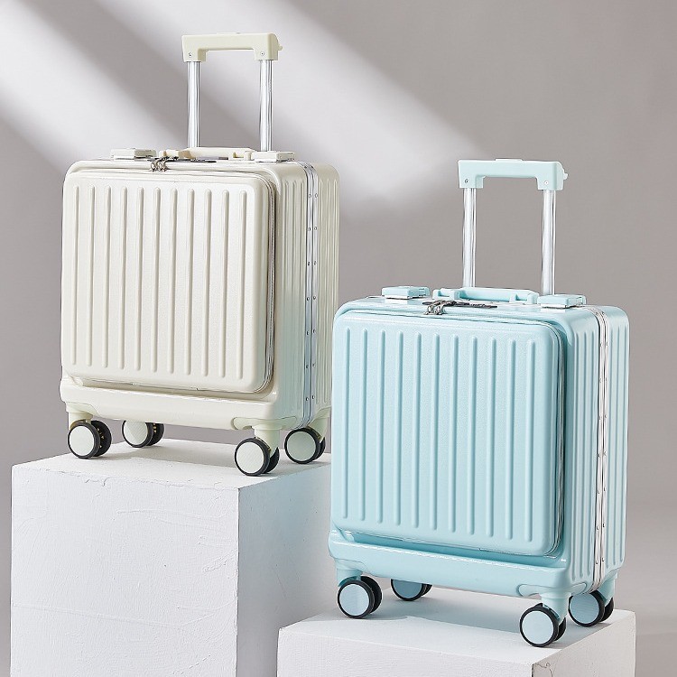 HY-6/Lightweight Front Opening Suitcase for Men and Women18Inch20Mini ...